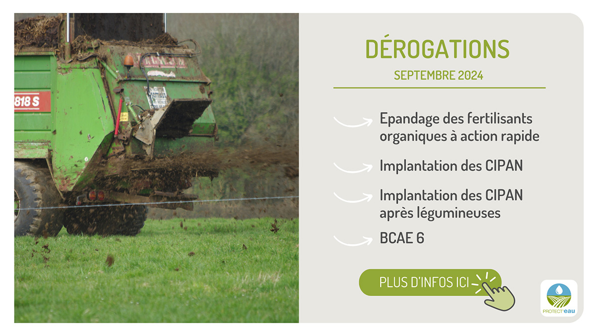 FAQ - Calendrier et conditions d'épandage | PROTECT’eau